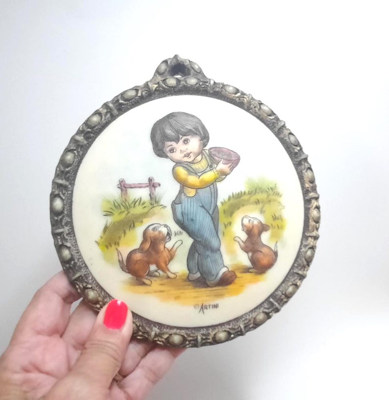 Vintage Artini Plaques Wall Art - Etsy