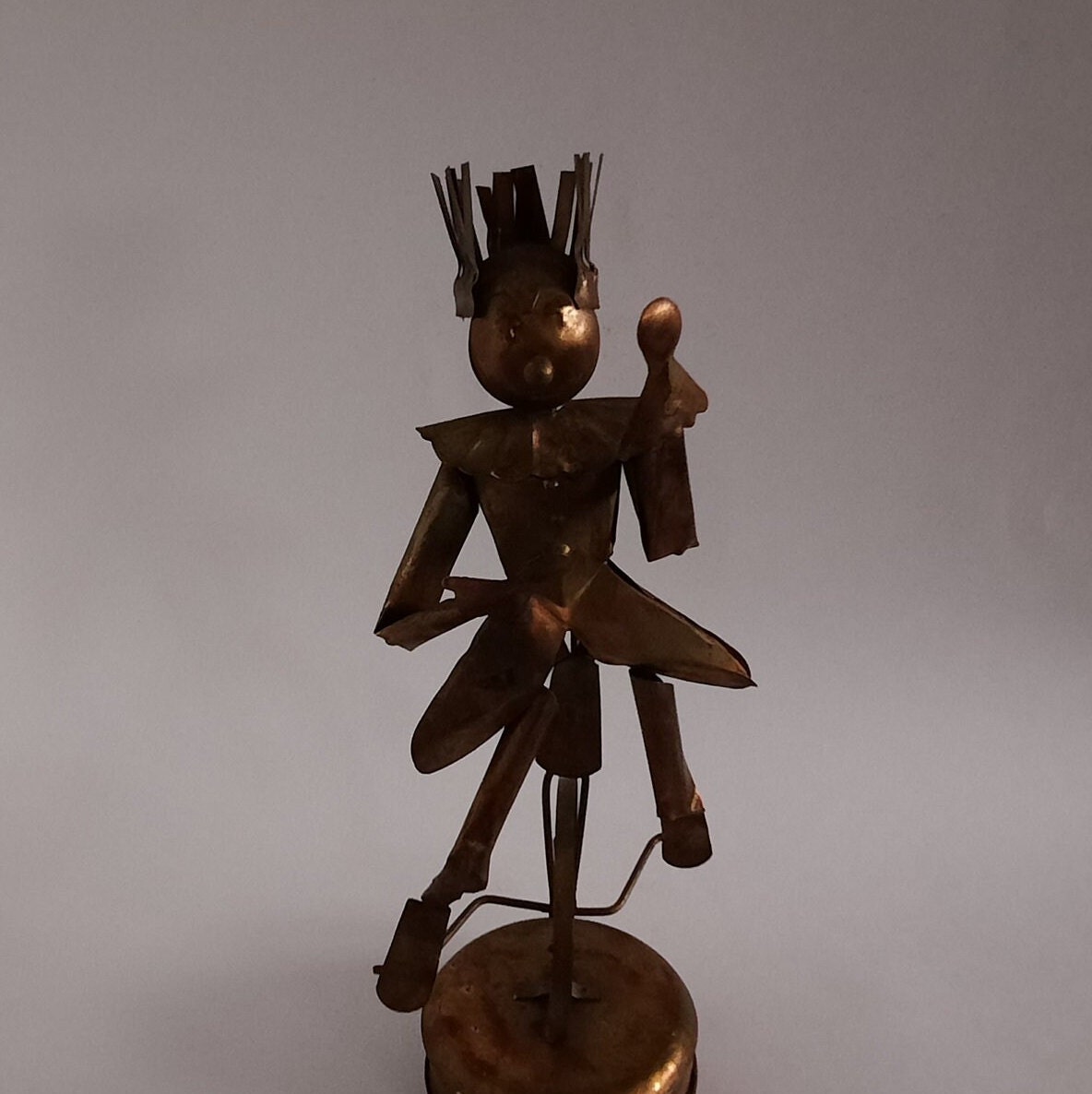 Sankyo Metal Brass Color Musical Clown on A Unicycle - Etsy