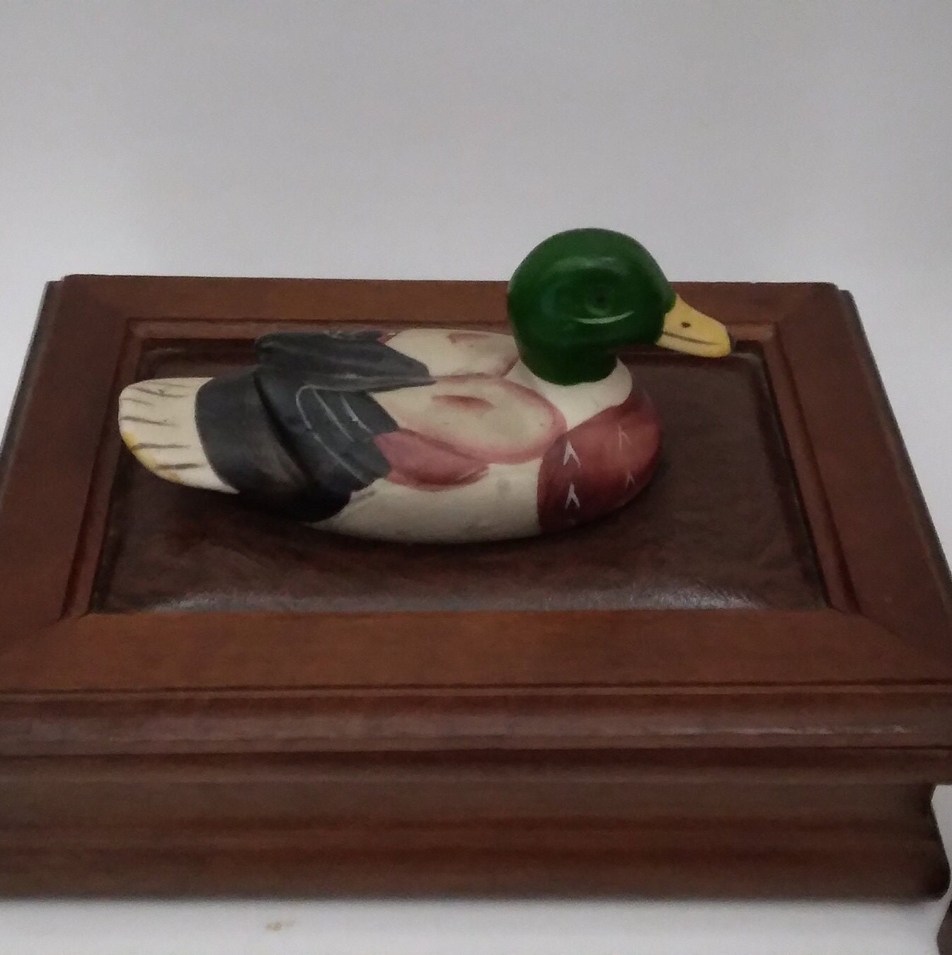 Vintage Albert E Price Men Wooden Duck Jewelry Box or Card - Etsy