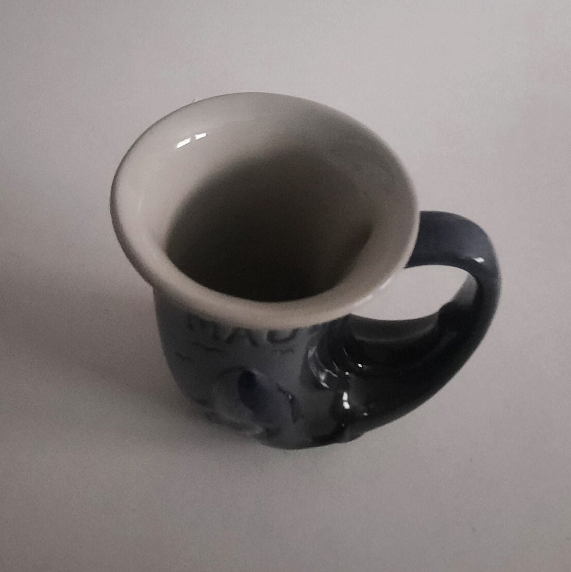 Vintage Maui Hawaii Whale Cup/mug Pottery Handcrafted Blue - Etsy