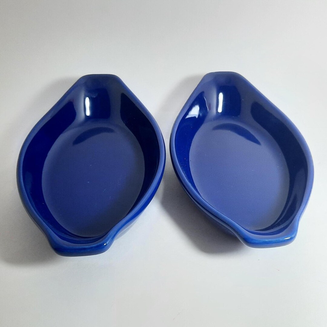 Vintage Chantal Cobalt Blue Baking Casserole Dish - Etsy