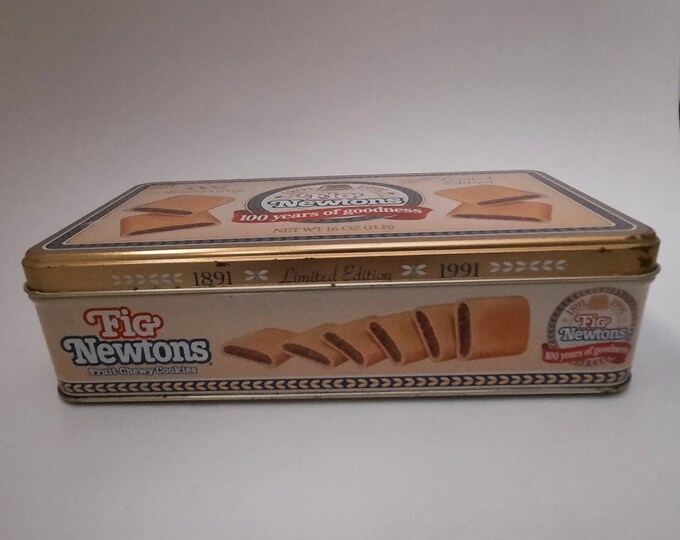 Fig Newtons Tin Box Nabisco Anniversary Limited Edition - Etsy