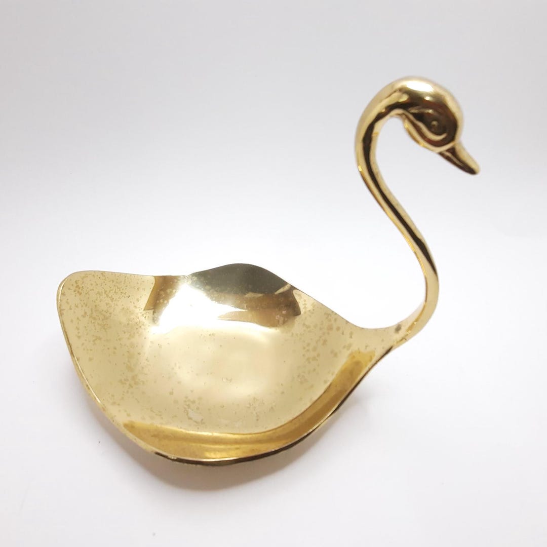 Vintage Hollys Hallmark Brass Swan Duck Decoration Figurine - Etsy