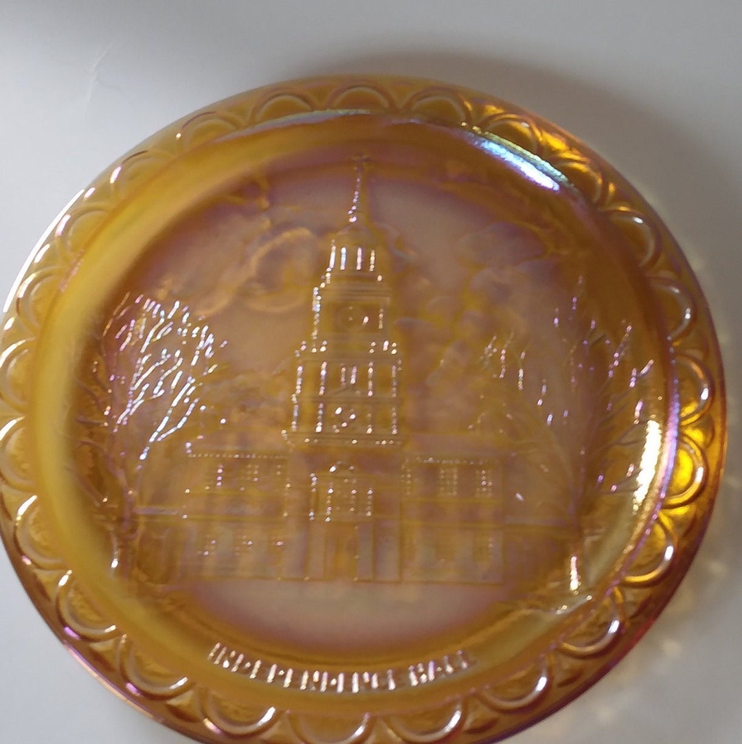 INDEPENDENCE HALL and American Bicentennial 1776 1976 Indiana Glass ...