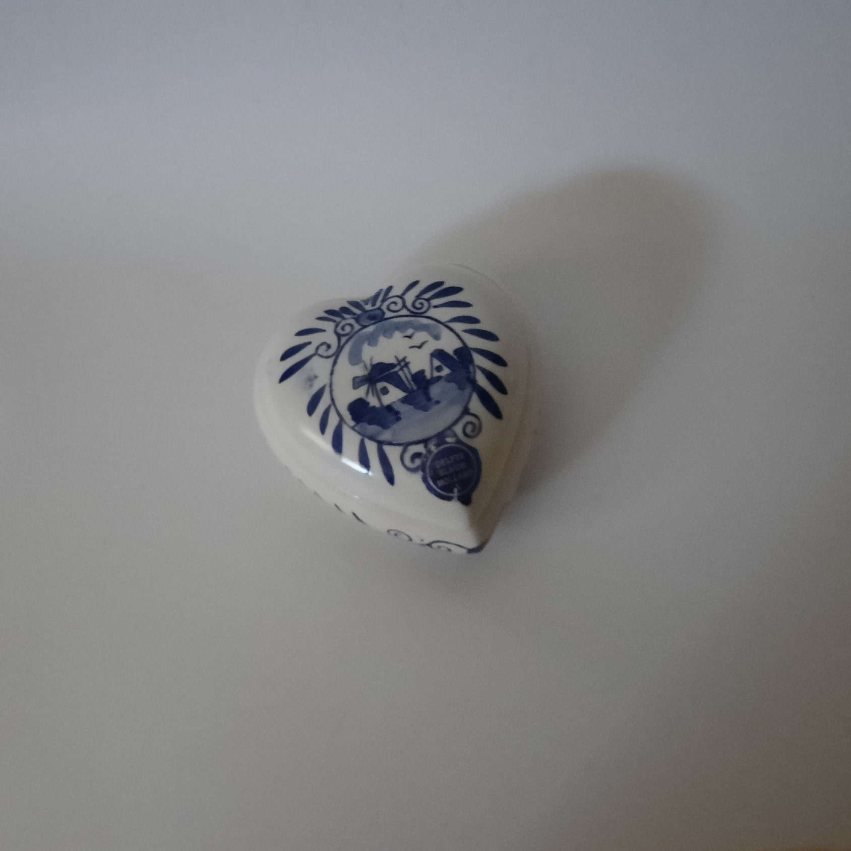 Vintage Delfts Blauw Holland Ceramic Heart Shaped - Etsy