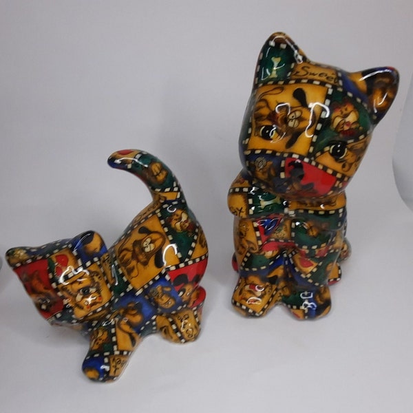 Patchwork Cats - Etsy