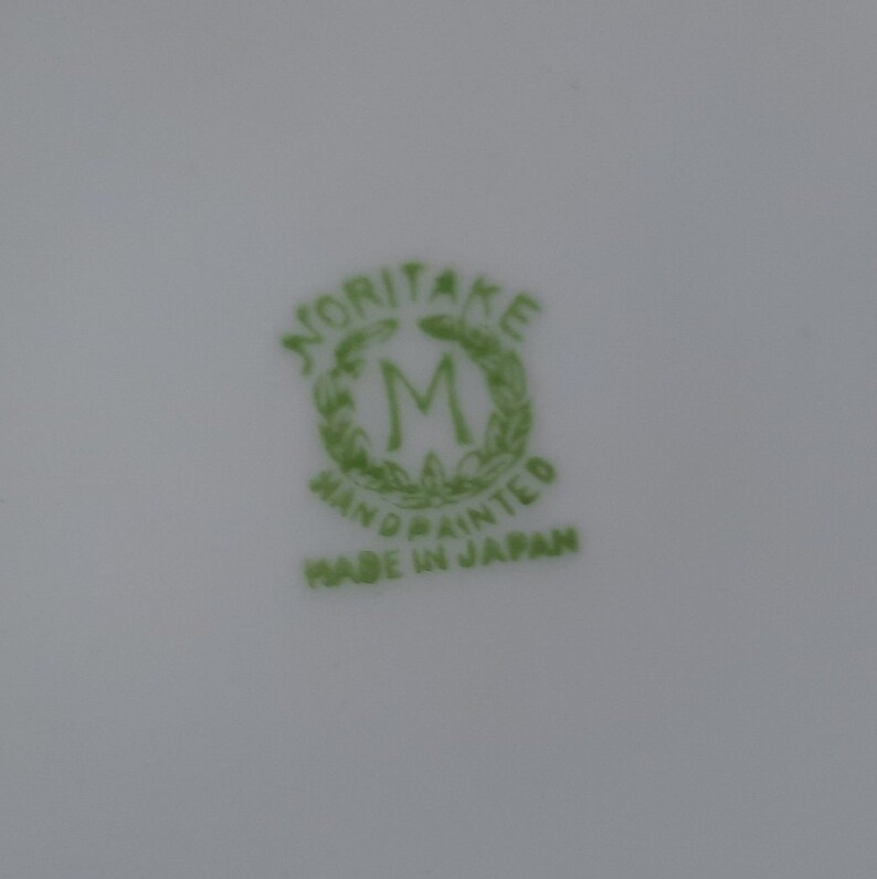 Vintage Noritake M Lusterware Hand Painted Palm Tree Handles Vase - Etsy