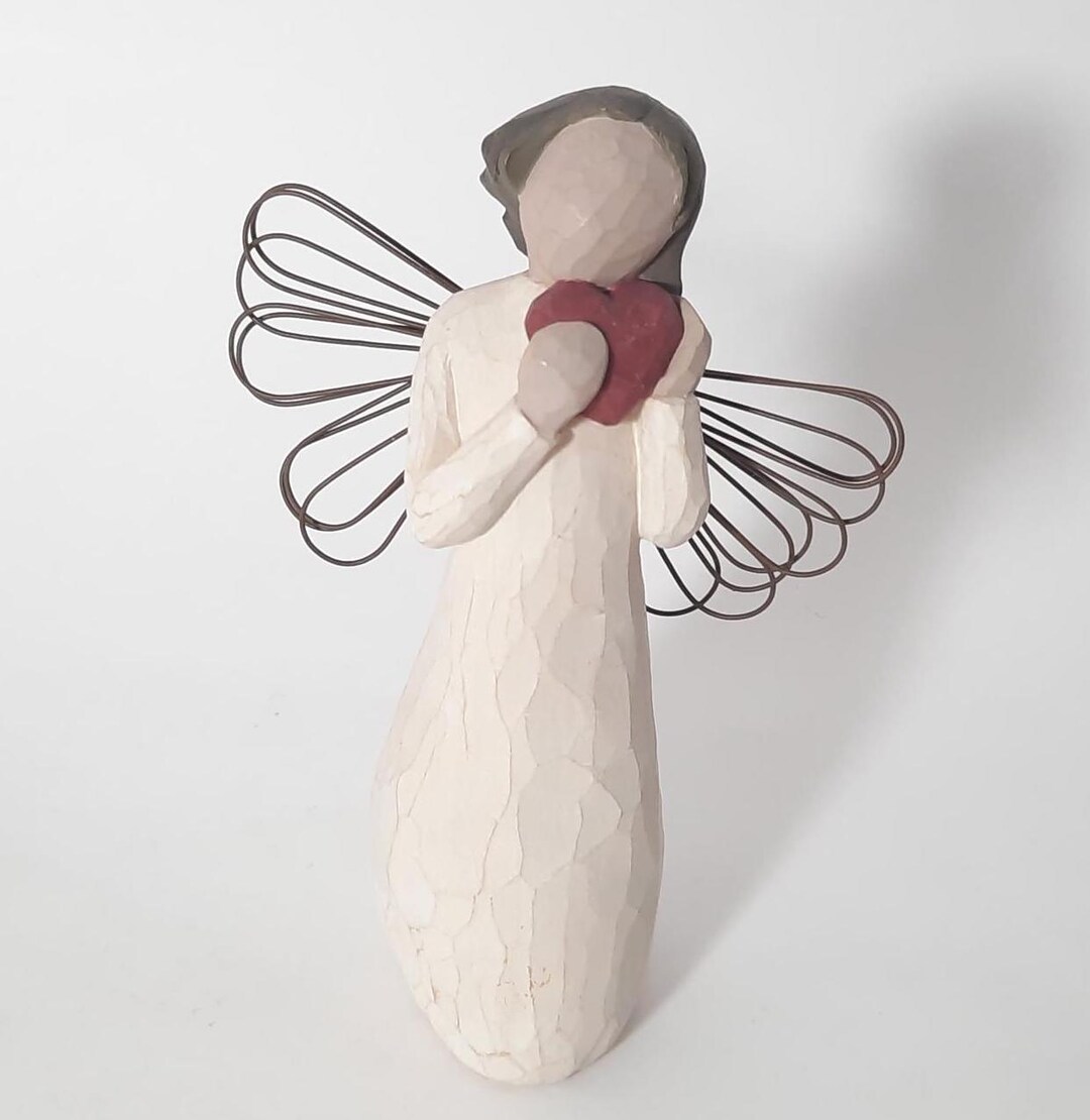 Vintage Willow Tree Angel of the Heart Figure DEMDACO by Susan Lordi - Etsy