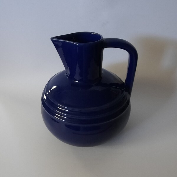Blue Ceramic Pitcher - Etsy
