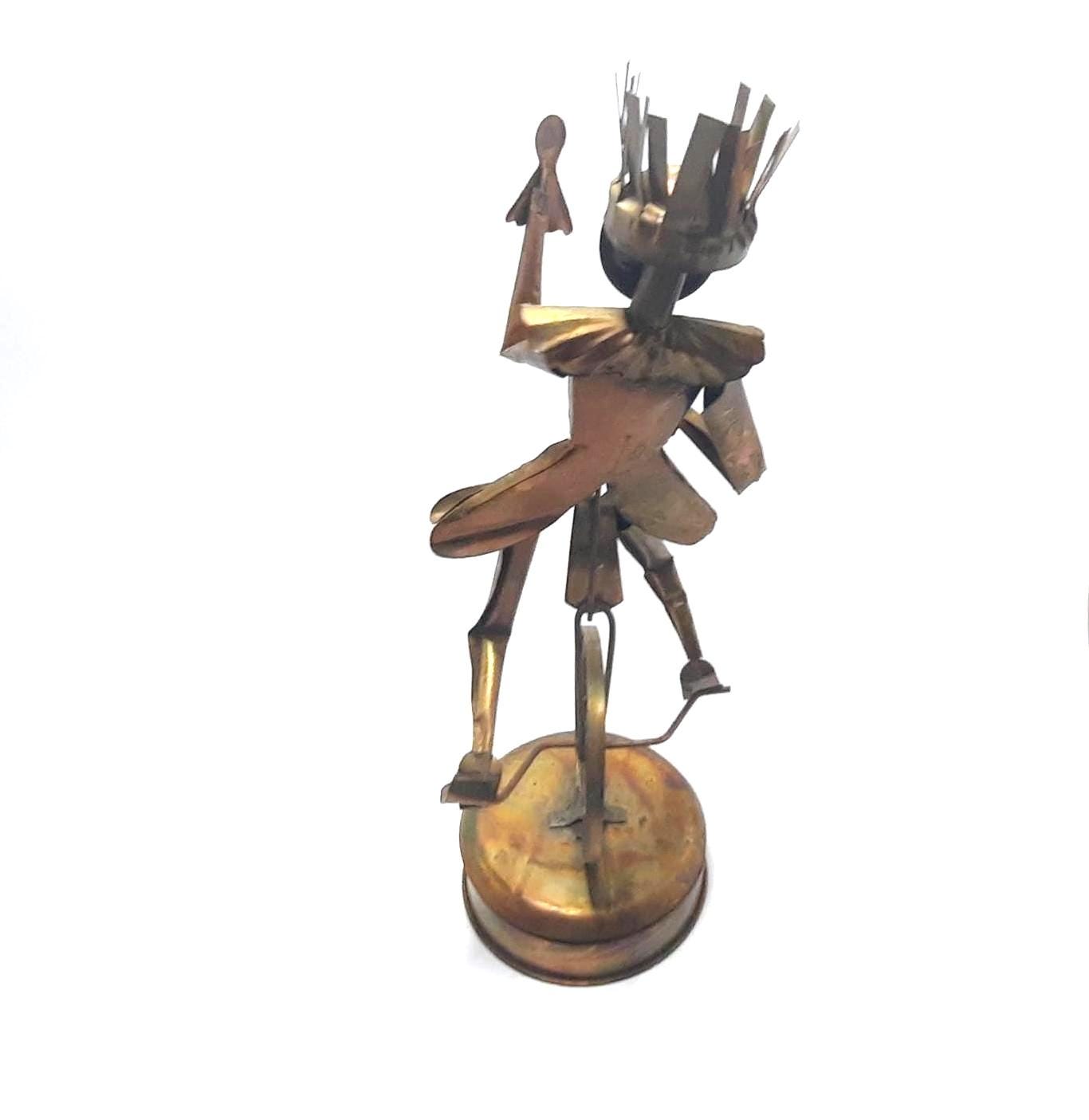 Sankyo Metal Brass Color Musical Clown on A Unicycle - Etsy