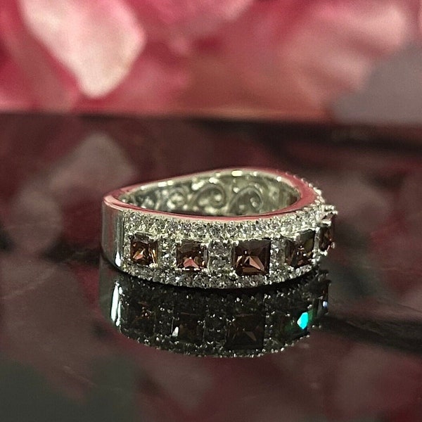 Brown Diamond Ring - Etsy