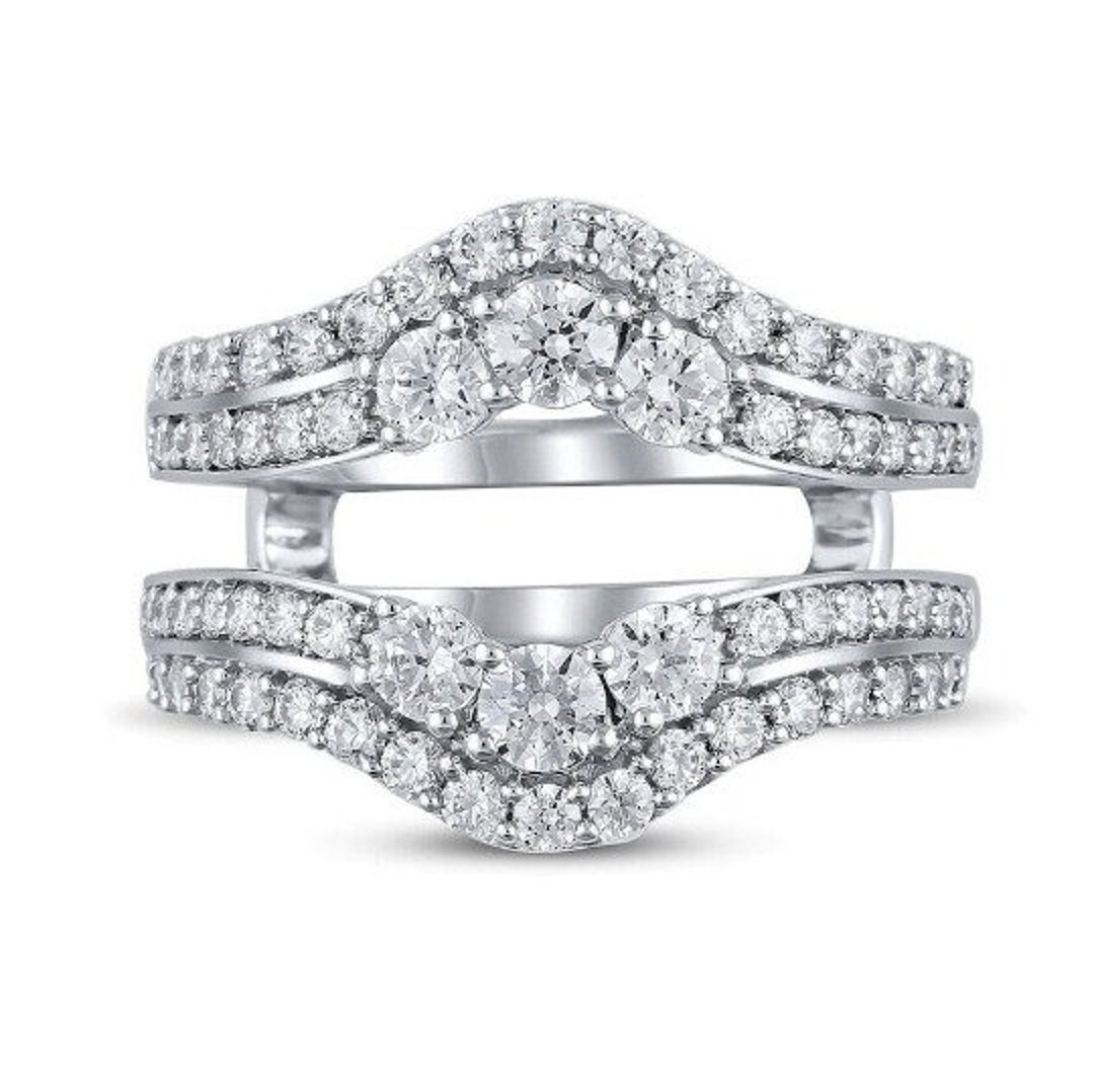 Wedding Ring Guard Engagement Ring Enhance Wrap Sterling Silver ...