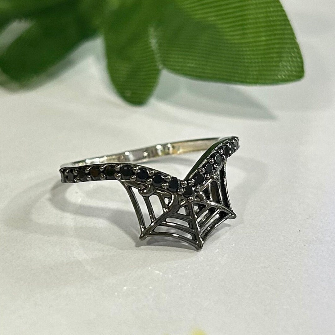 Spider Ring Halloween Spider Ring Creepy Spider Ring Sterling Siler ...