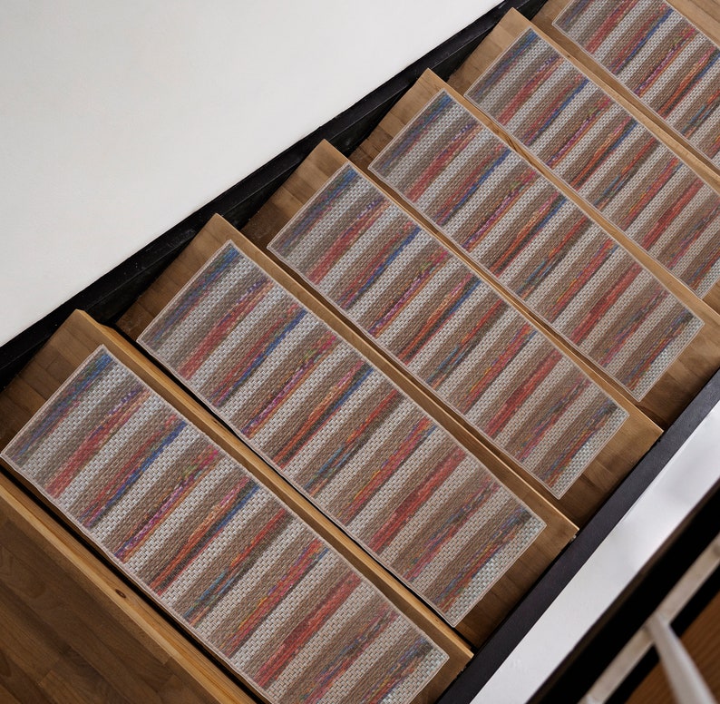 Jute Stair Treads Carpet, Colourful Stair Runner Rug, Non-slip Stair ...