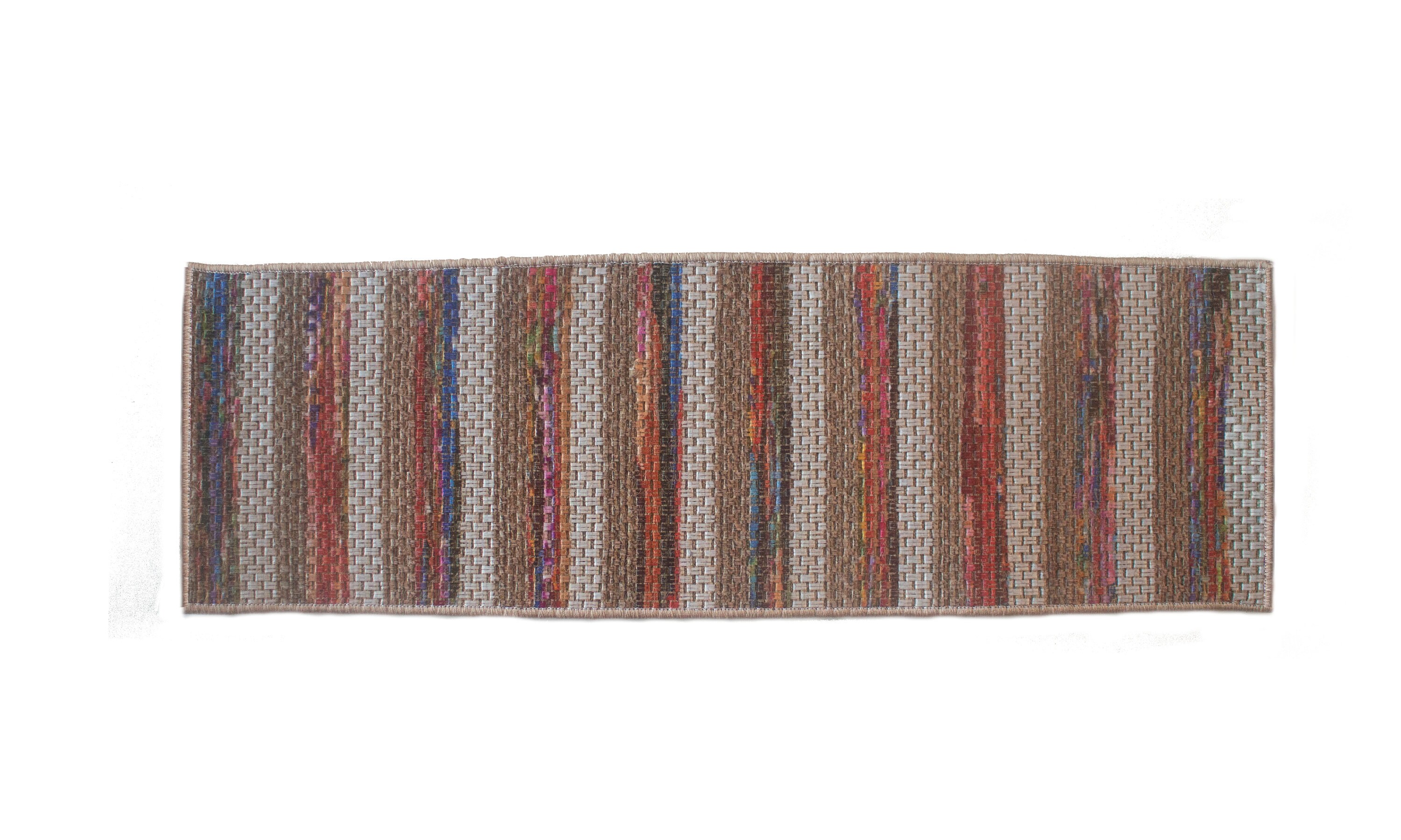 Jute Stair Treads Carpet, Colourful Stair Runner Rug, Non-slip Stair ...