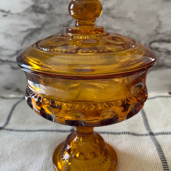 Amber Candy Dish - Etsy