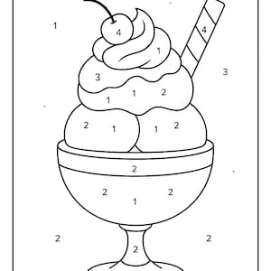 Color by Number for Adults | 10 Printable Coloring Pages | Stress ...