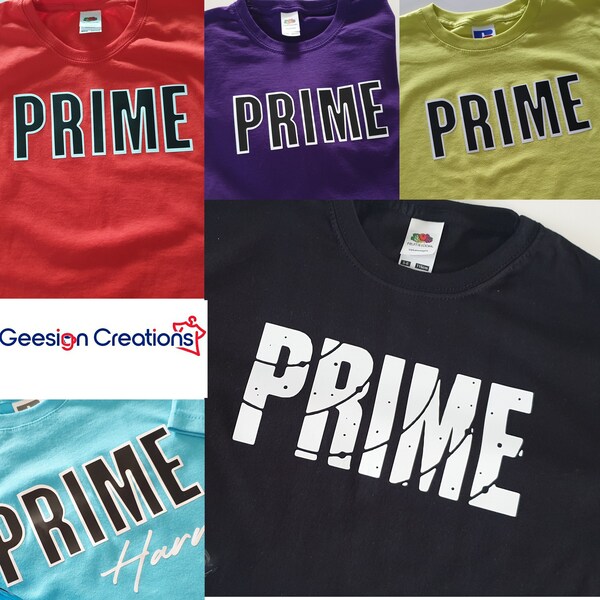 Prime T Shirt - Etsy UK