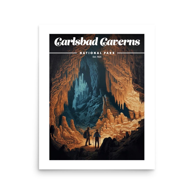 Carlsbad Caverns National Park Poster - Etsy