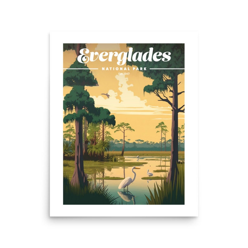 Everglades National Park Poster - Etsy