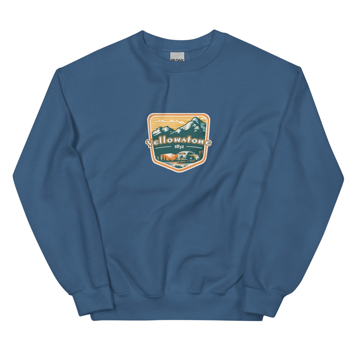 Yellowstone National Park Vintage Unisex Sweatshirt - Etsy