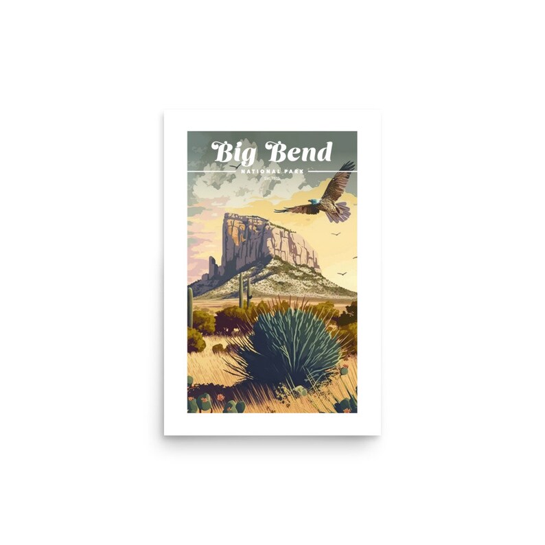 Big Bend National Park Poster - Etsy