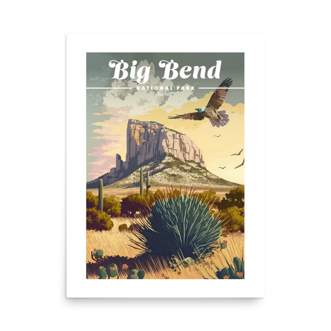Big Bend National Park Poster - Etsy