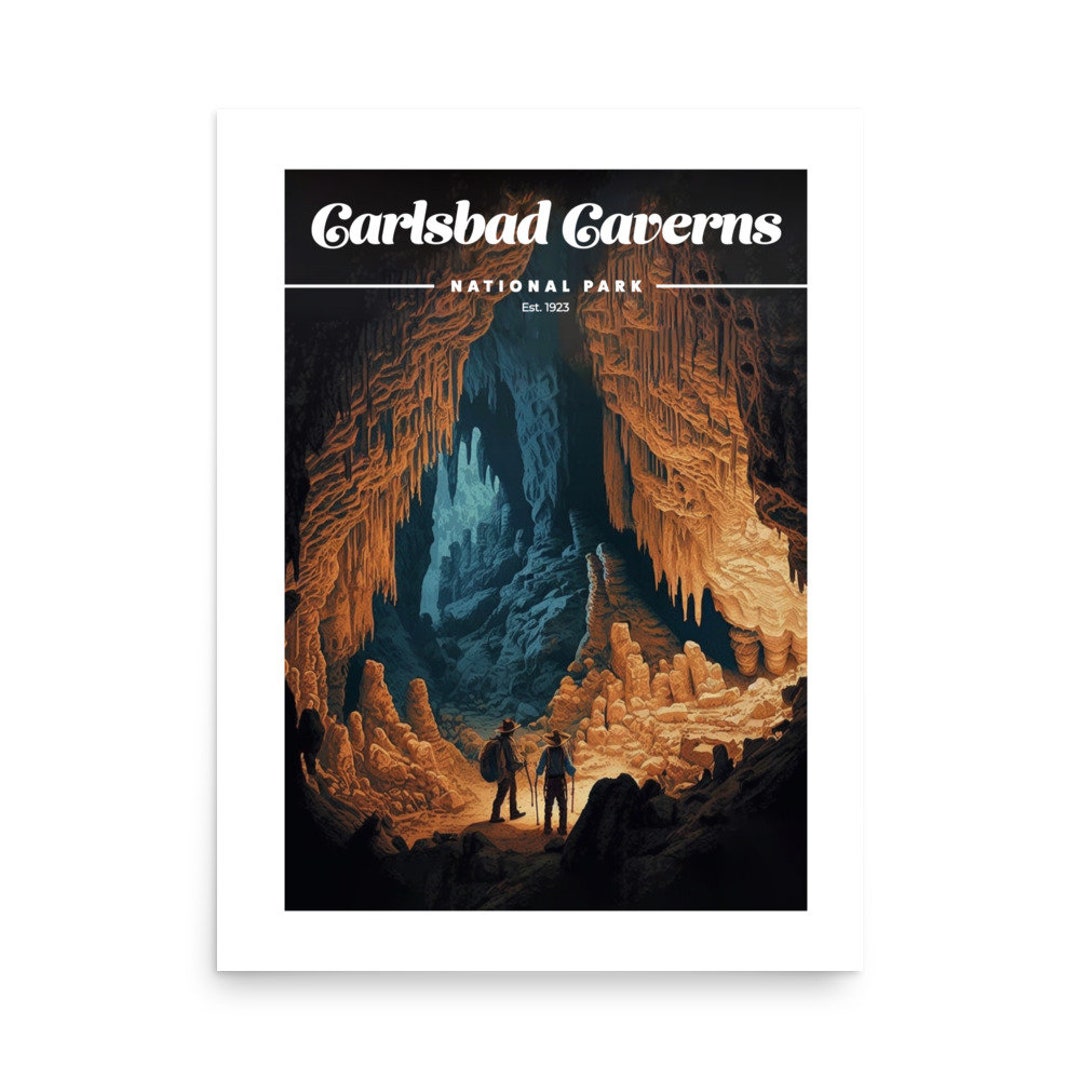 Carlsbad Caverns National Park Poster - Etsy