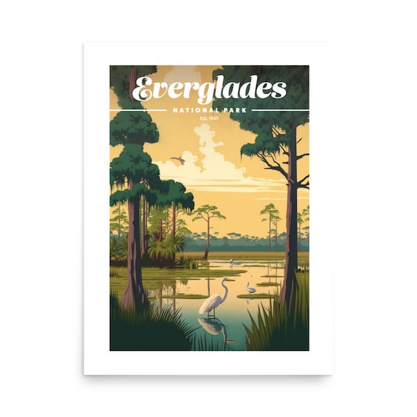 Everglades National Park Poster - Etsy