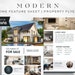 Modern Real Estate Feature Sheet Flyer: Editable Canva Template ...