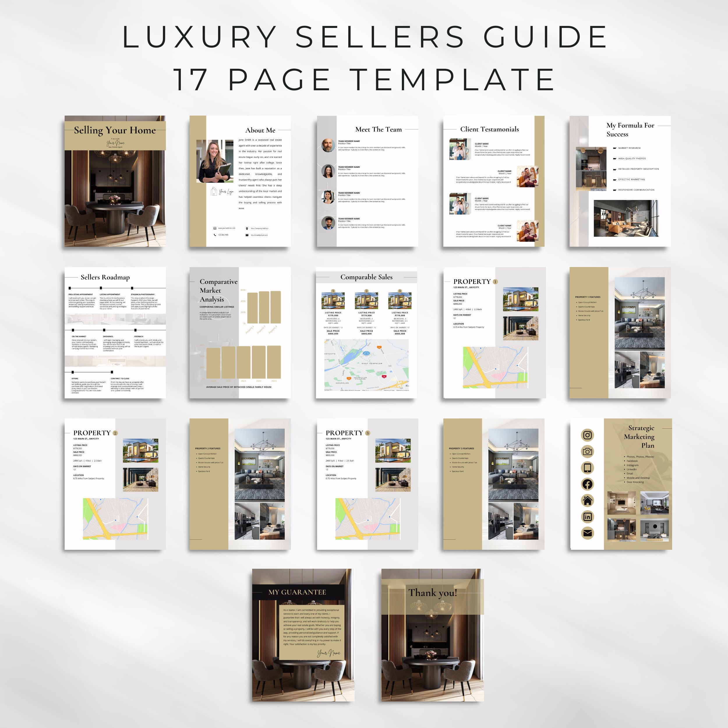 Luxury Sellers Guide, Luxury Buyers Guide, Buyer Seller Guide Packet ...