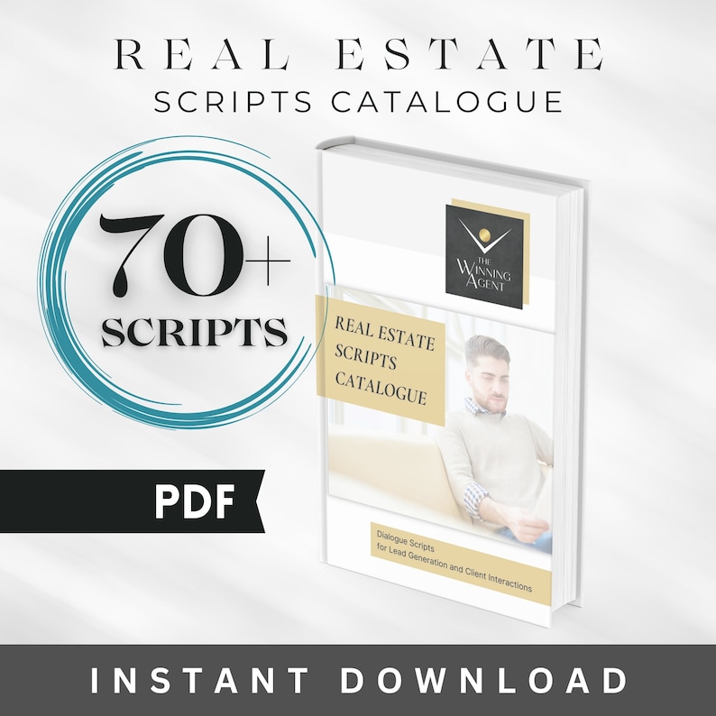 Real Estate Scripts Catalogue: 70+ Realtor Templates (PDF) - Etsy