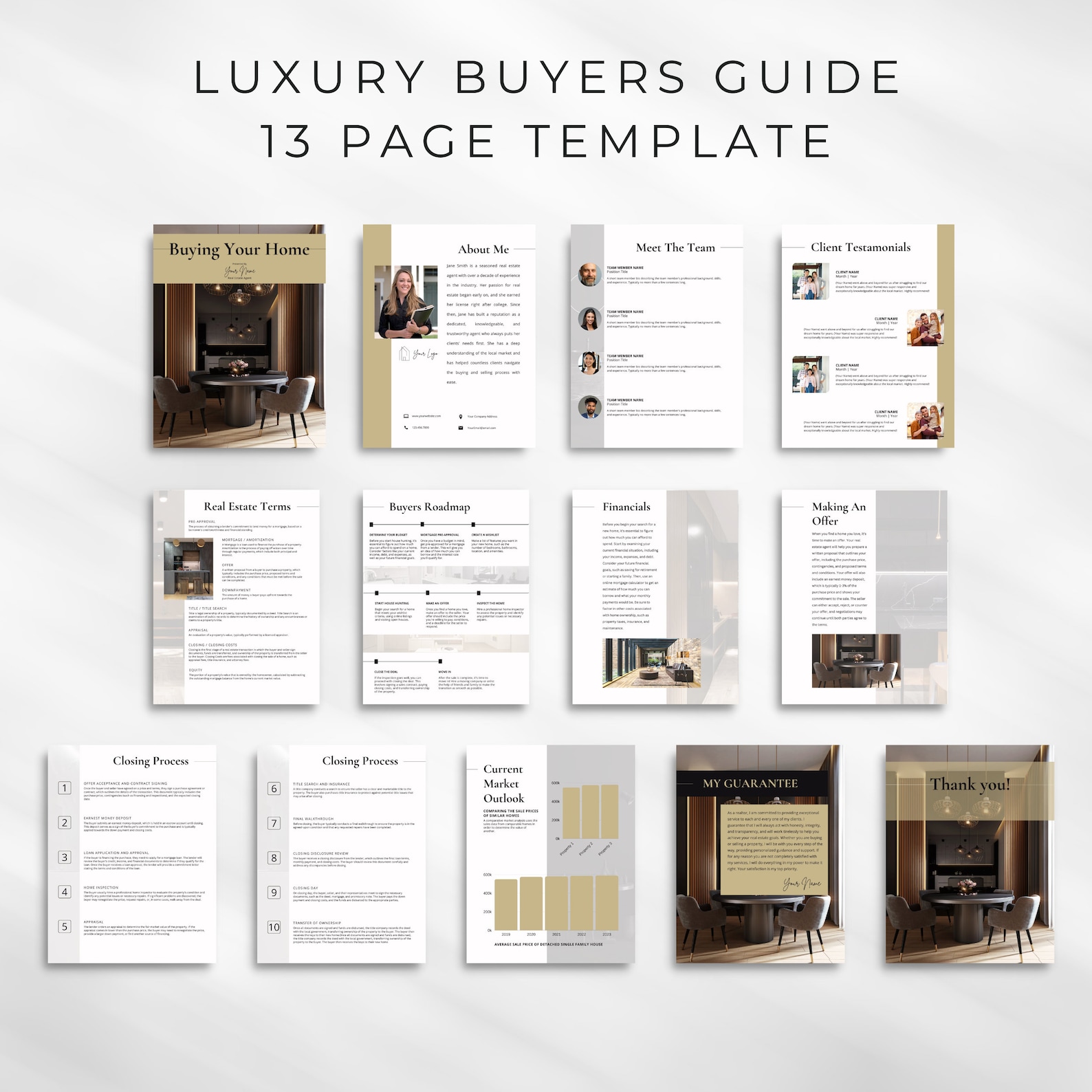 Realtor Luxury Bundle Luxury Sellers Guide Luxury Buyers - Etsy