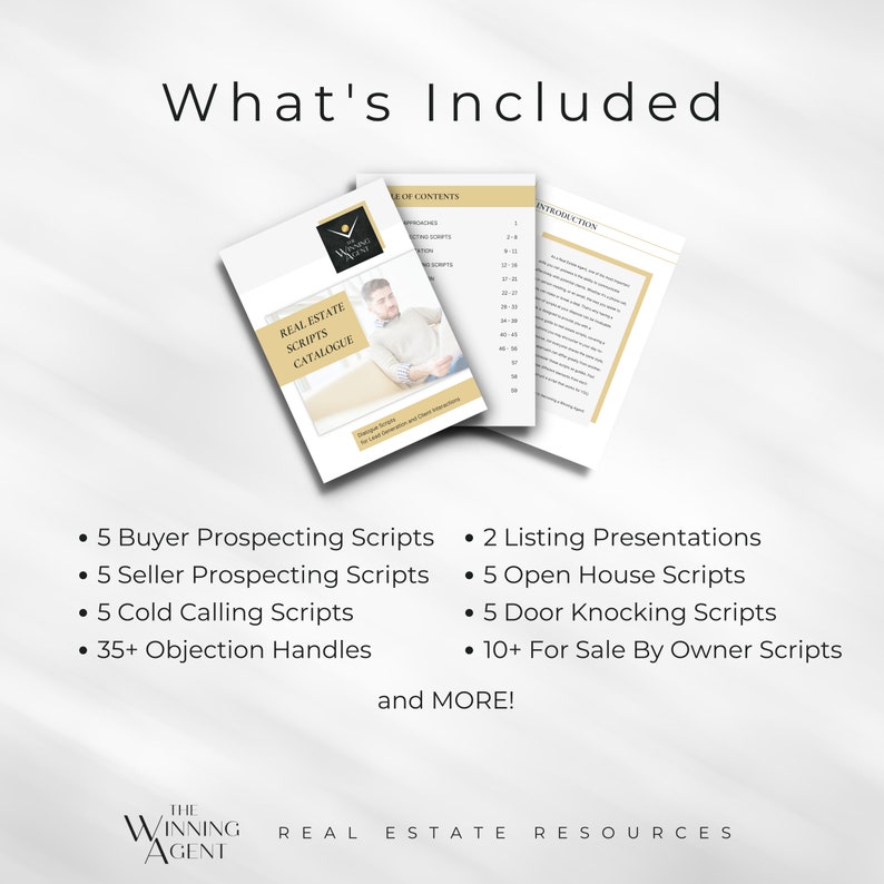 Real Estate Scripts Catalogue: 70+ Realtor Templates (PDF) - Etsy