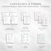 Modern Realtor Checklist Forms Bundle, Canva Templates, Realtor Guide ...