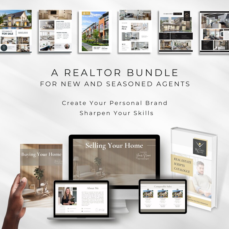 All-in-one Realtor Template Bundle, Buyer Seller Guide Bundle, Realtor ...