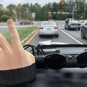2-finger Waving Dashboard Buddy Car Decor Unique Gift Road Trip ...