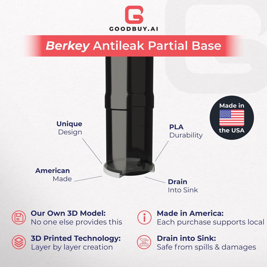 Berkey Antileak Base for Big 2.25 Gallon white - Etsy