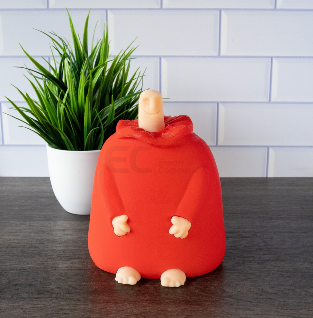 Middle Finger Statue Mr Nice Guy Red, 3D Printing, Prank Gifts, Funny ...