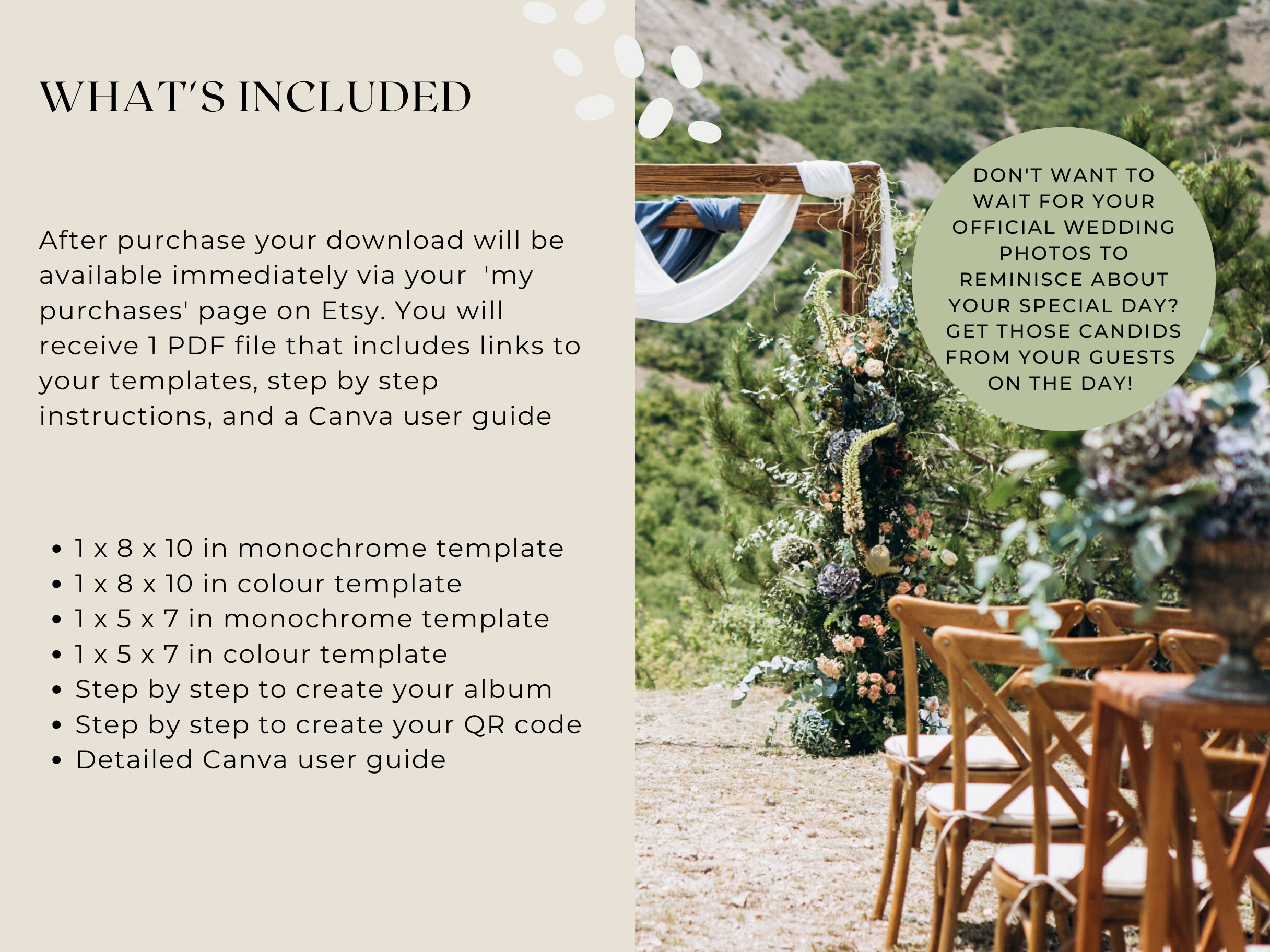 Capture the Love Sign Template, Wedding QR Code for Photo Sharing ...