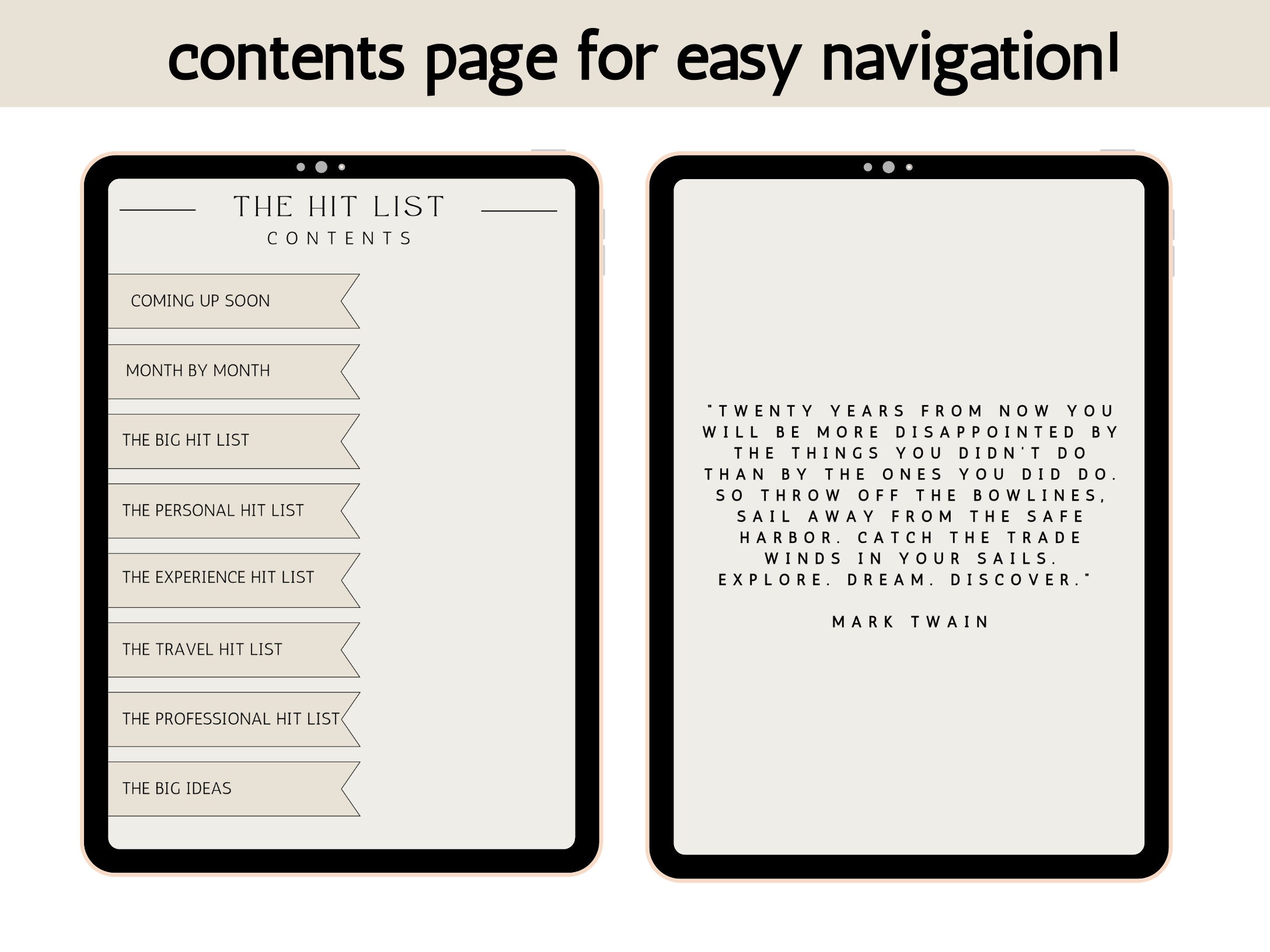 Digital Bucket List Bucket List Digital Journal Goodnotes Notability ...