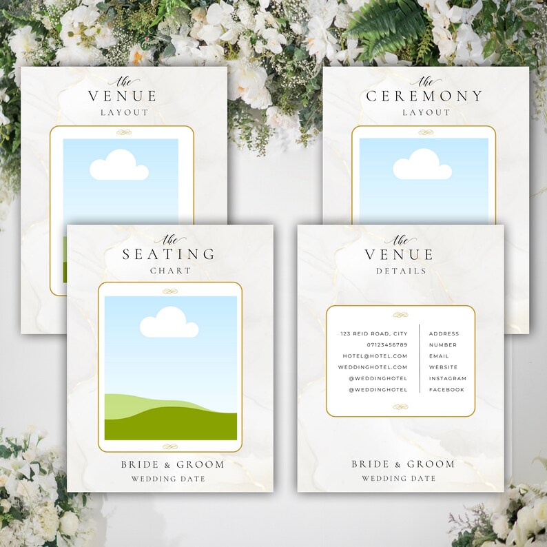 Wedding Day Binder Template, Wedding Day Information, Wedding ...