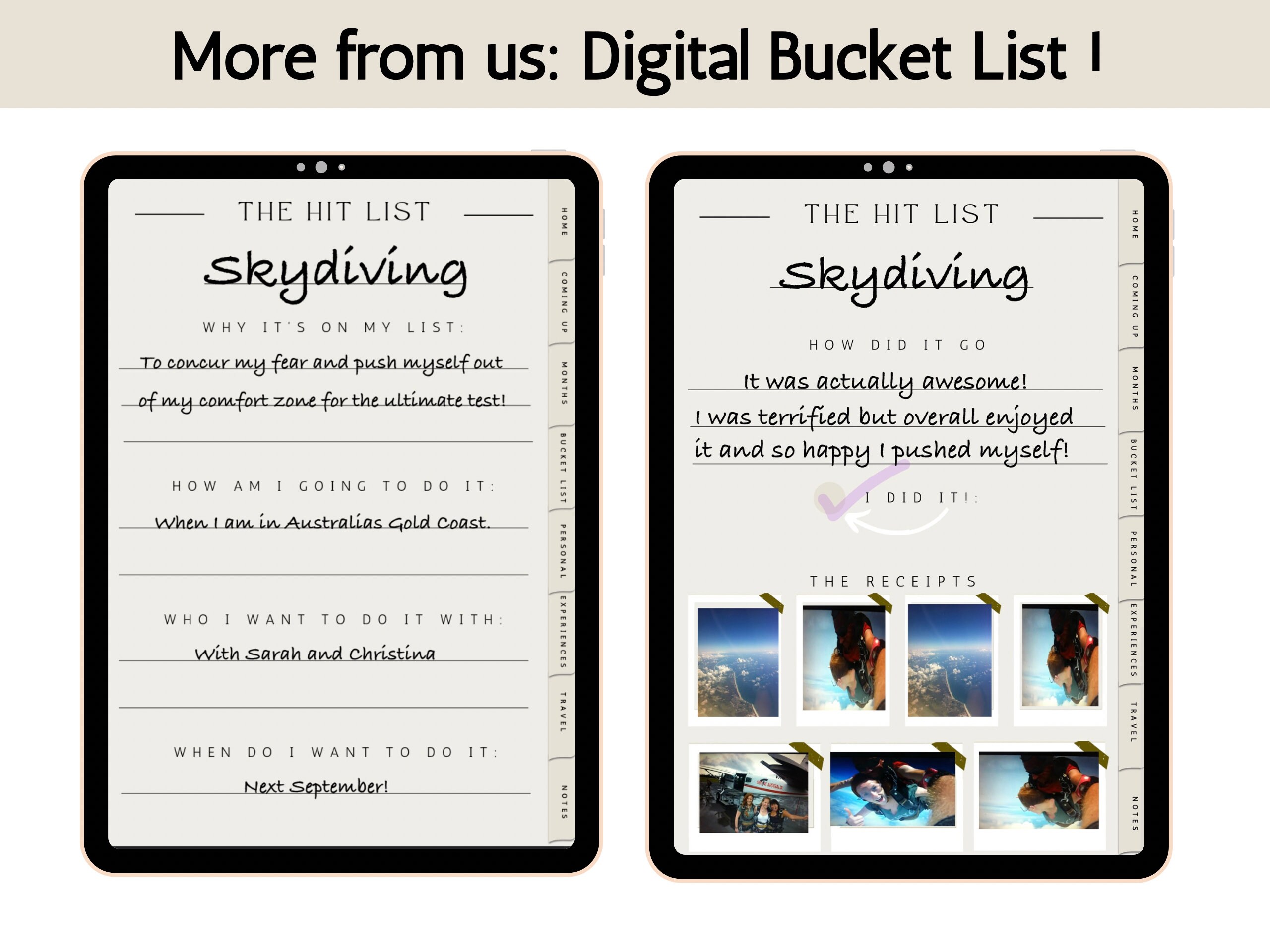 Digital Travel Bucket List Digital Travel Journal Goodnotes Notability ...