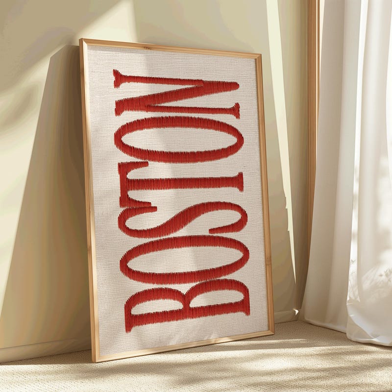 Aesthetic Boston Poster - Etsy