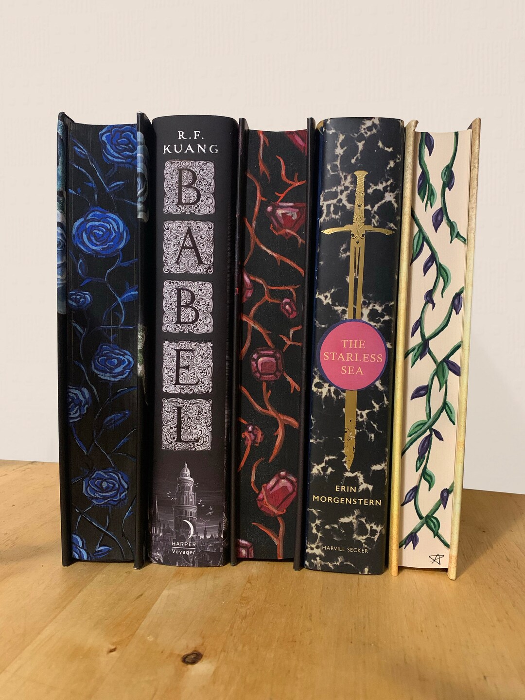 SEE DESCRIPTION Customised Hand Painted Book Edges for Soft and ...