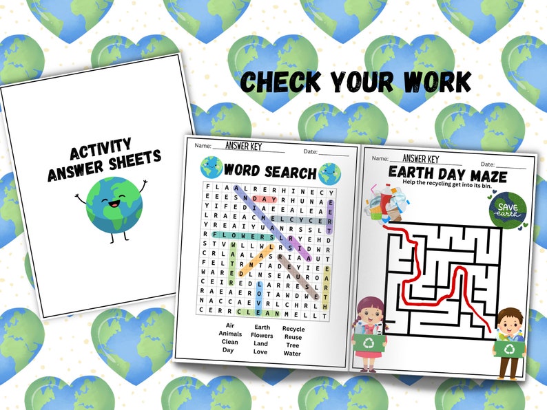 Earth Day Earth Day Activity Book Earth Day Activities for Kids Earth ...