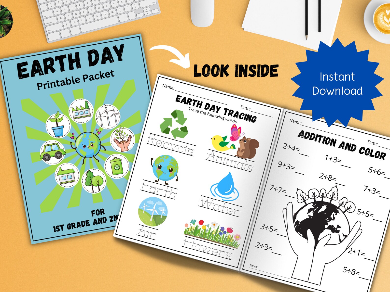 Earth Day Earth Day Activity Book Earth Day Activities for Kids Earth ...
