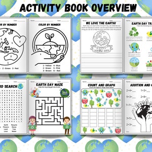 Earth Day Earth Day Activity Book Earth Day Activities for Kids Earth ...