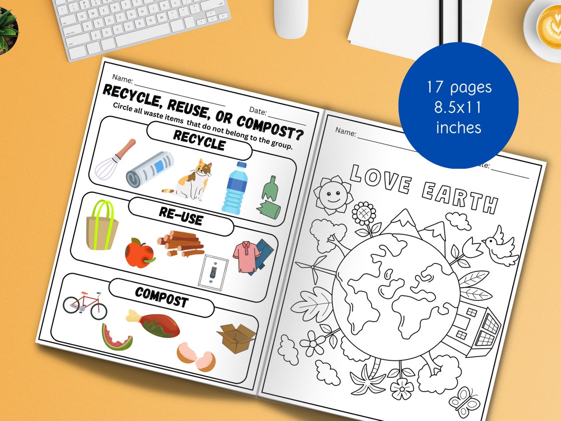 Earth Day Earth Day Activity Book Earth Day Activities for Kids Earth ...