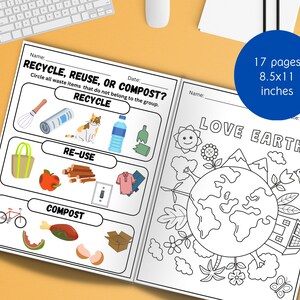 Earth Day Earth Day Activity Book Earth Day Activities for Kids Earth ...